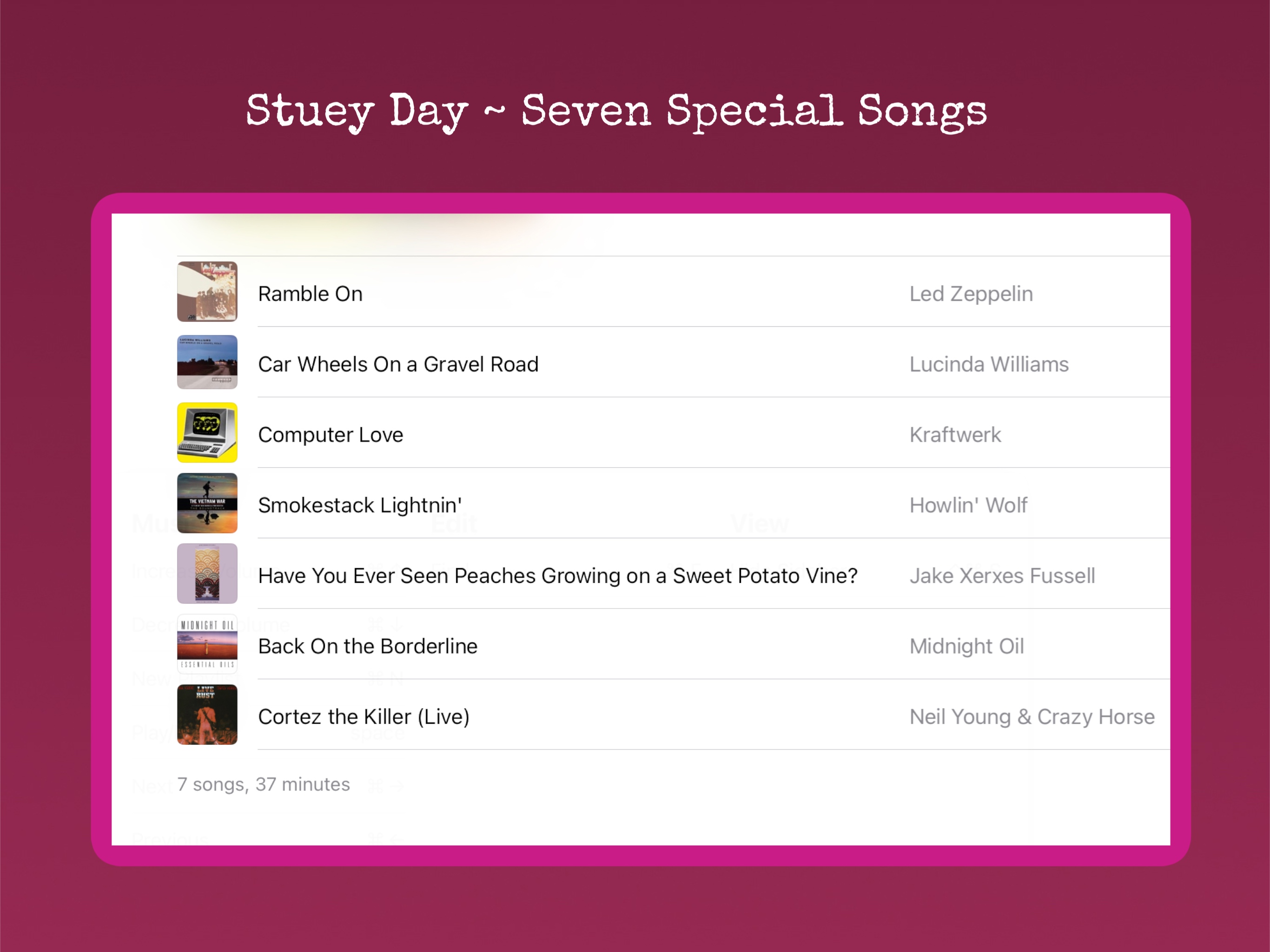Stuey Day | SEVENWELL.ORG